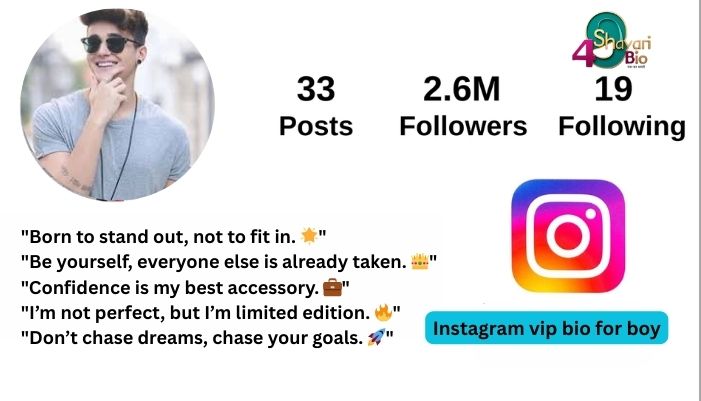 Instagram VIP Bio for Boy: 465+ VIP Bio for VIP Boys
